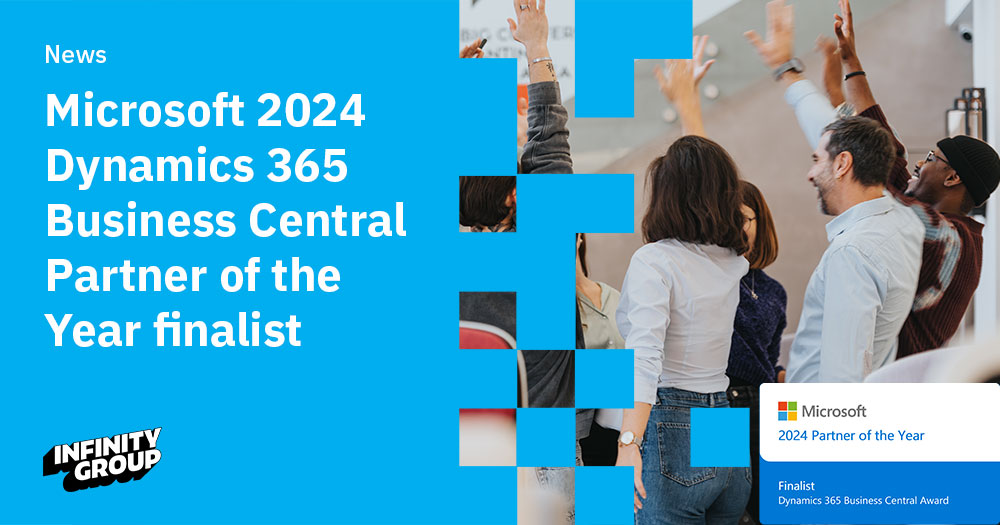 Infinity Group are a Microsoft Dynamics Partner of the Year finalist.